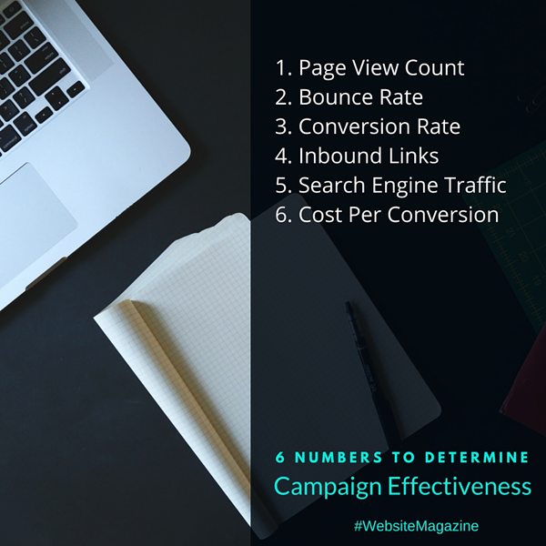6 Numbers to Determine Campaign Effectiveness