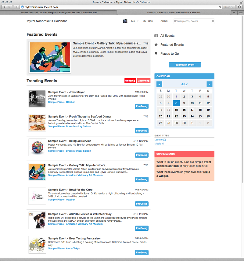 Improve Event Attendance with Localist Simple
