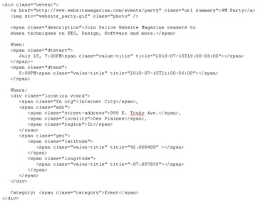 Microformats, Microdata and RDFa for Rich Snippets