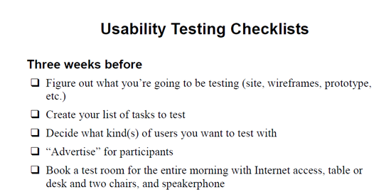 Big List of Usability Testing Resources